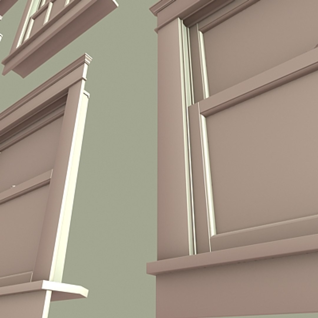 3d Architectural Windows Model