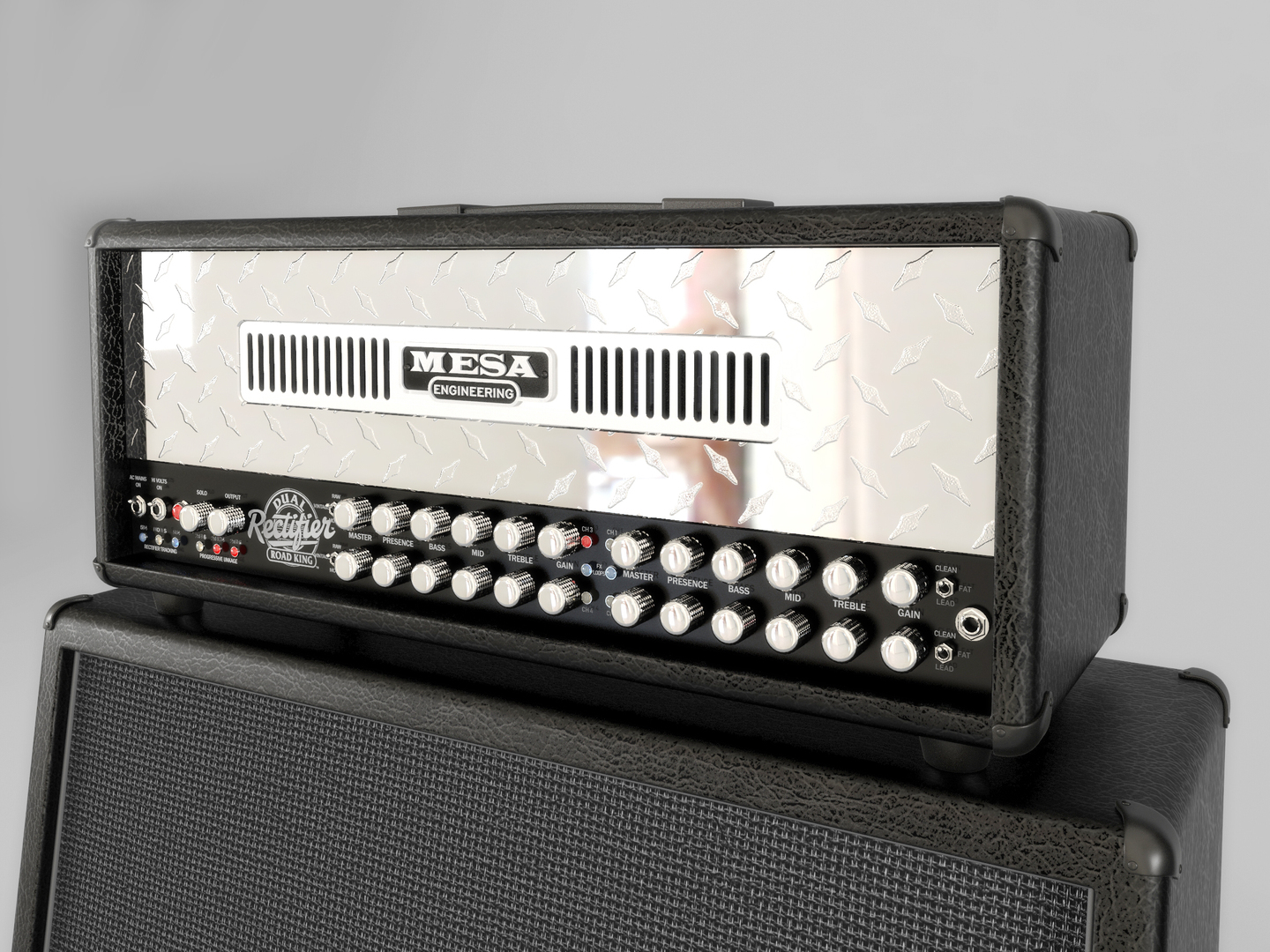 modelo 3d Mesa Boogie Dual Rectifier Stack - TurboSquid 1403680