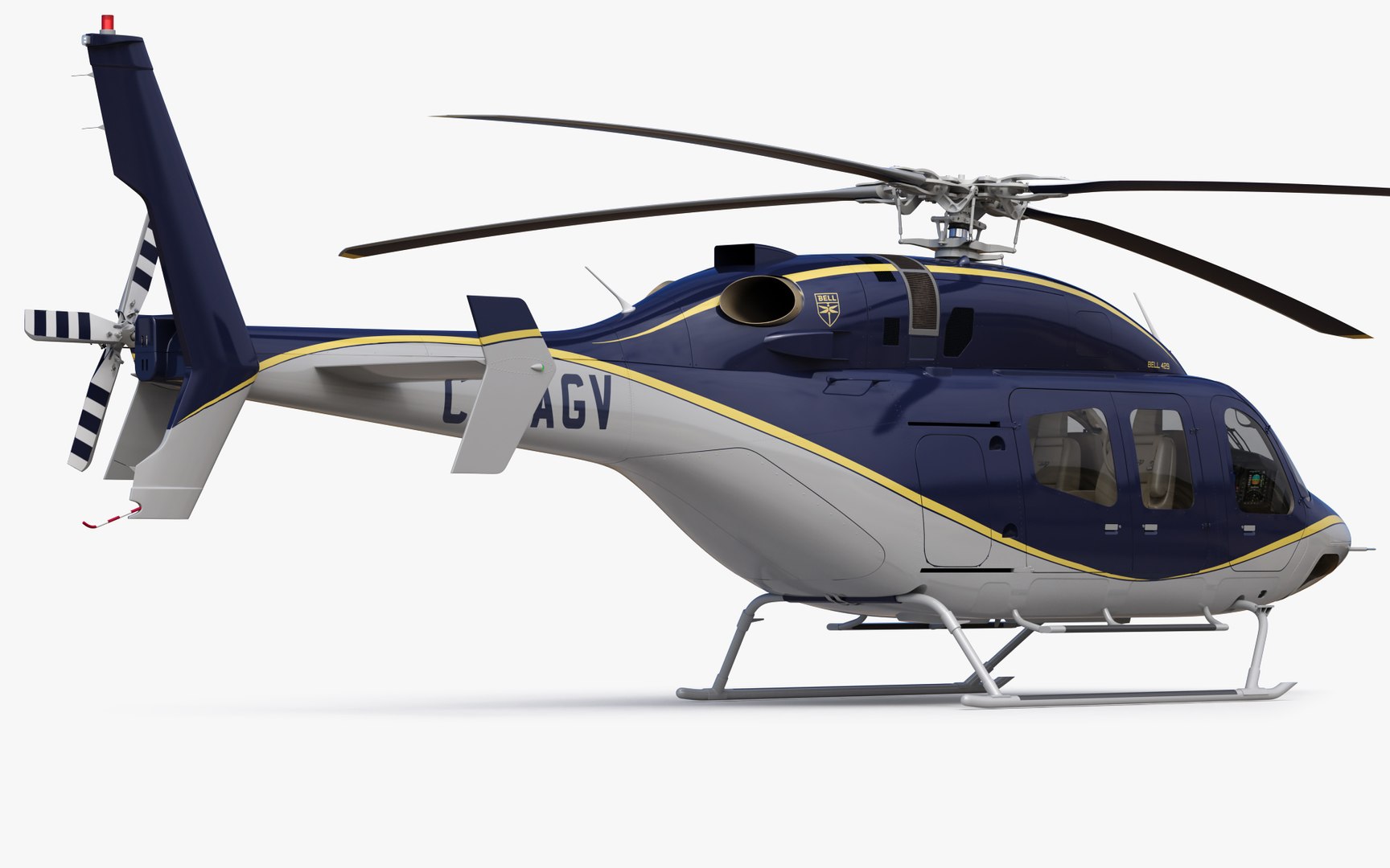 3D Bell 429 Corporate v2 model - TurboSquid 2172992