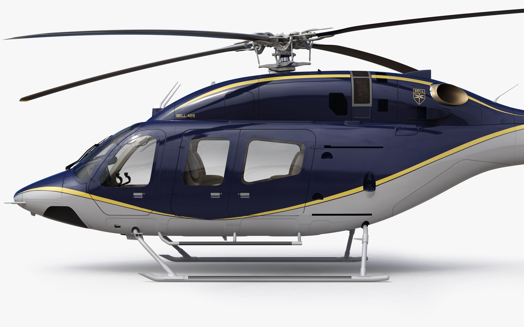 3D Bell 429 Corporate v2 model - TurboSquid 2172992