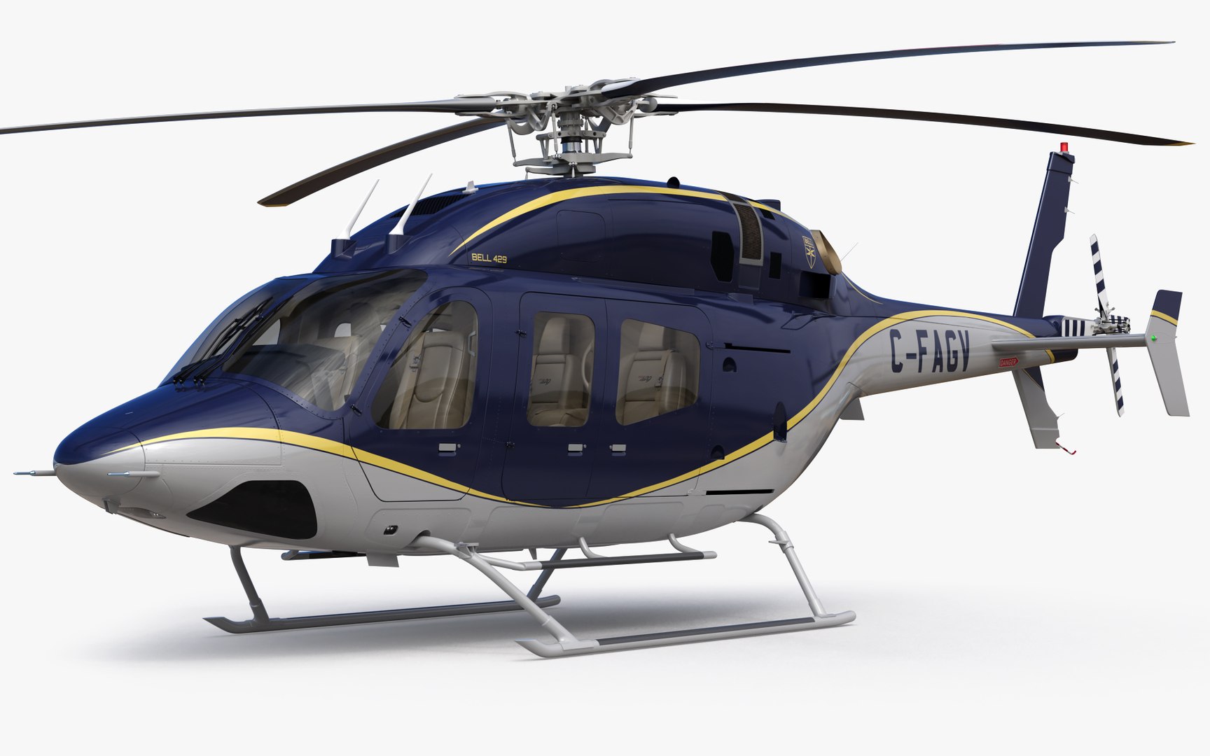 3D Bell 429 Corporate v2 model - TurboSquid 2172992