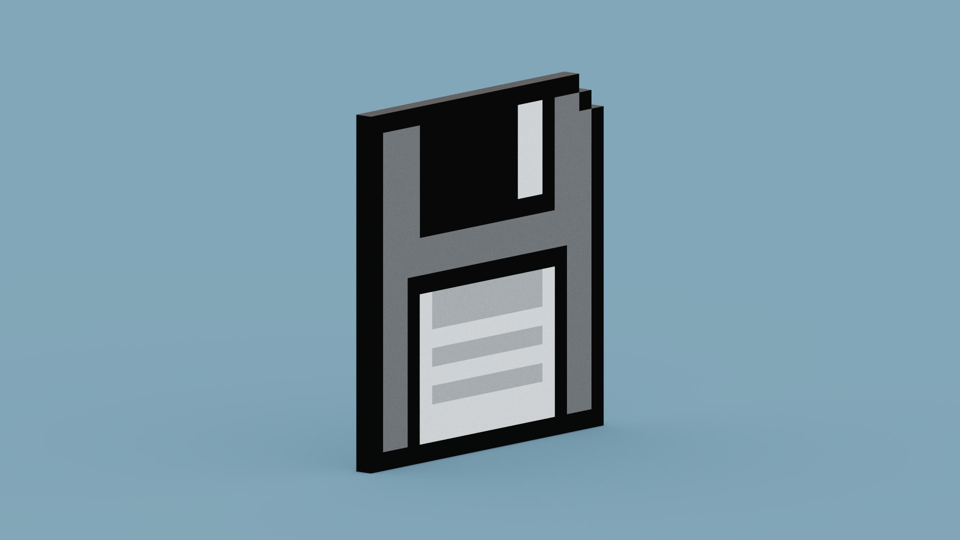 3D Pixel Floppy Disk Model - TurboSquid 1999570