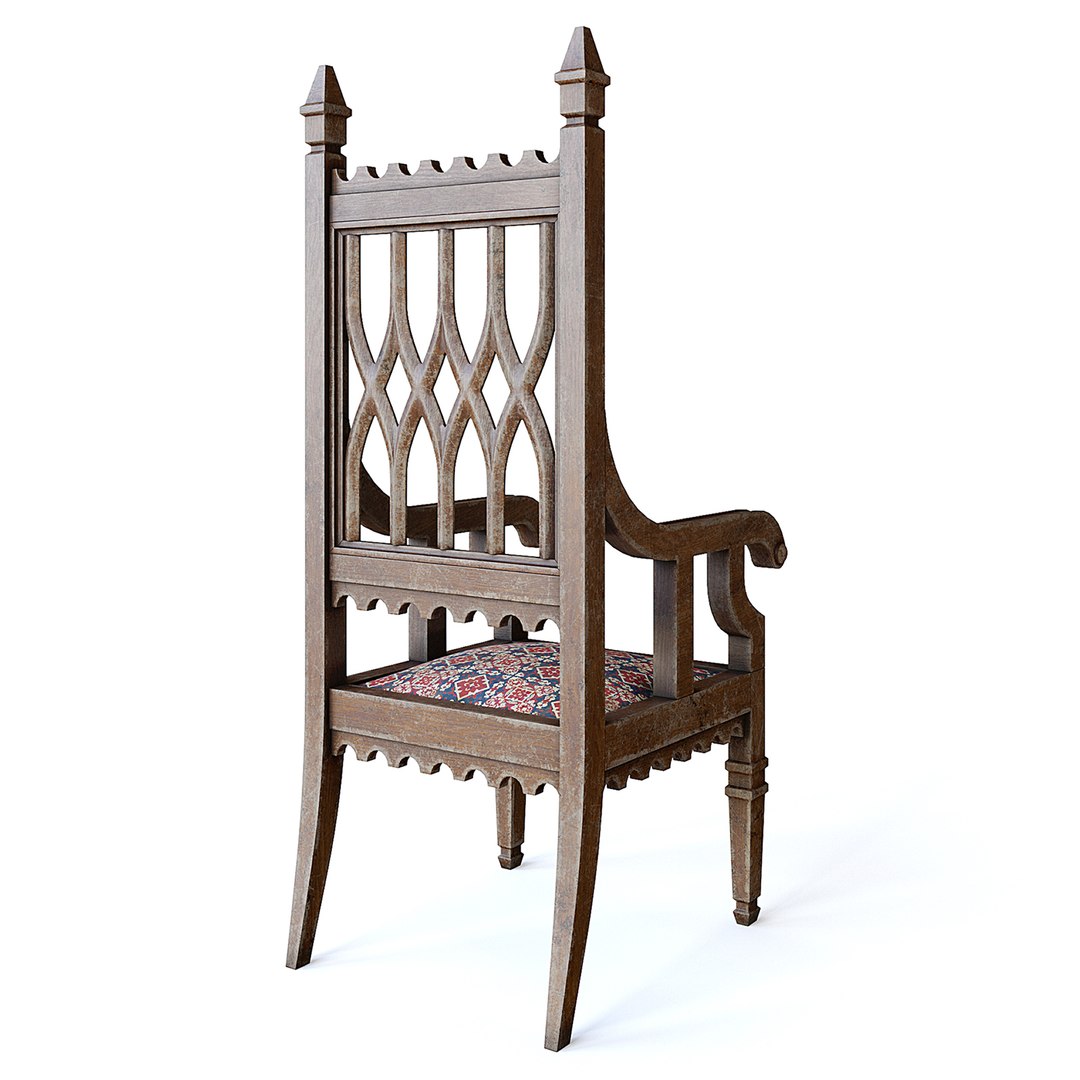 3D model Medieval Chair - TurboSquid 2178744