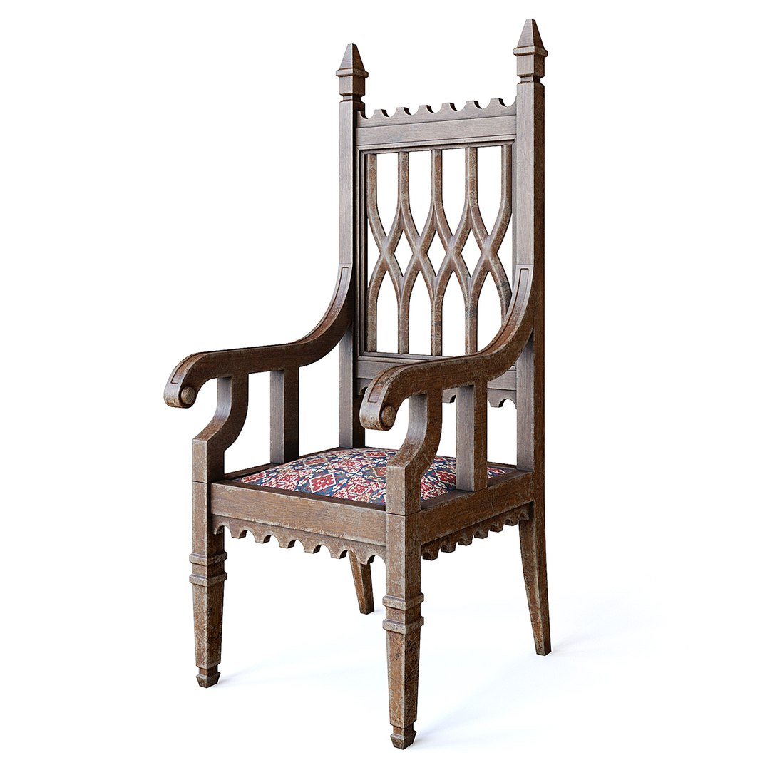 3D model Medieval Chair - TurboSquid 2178744