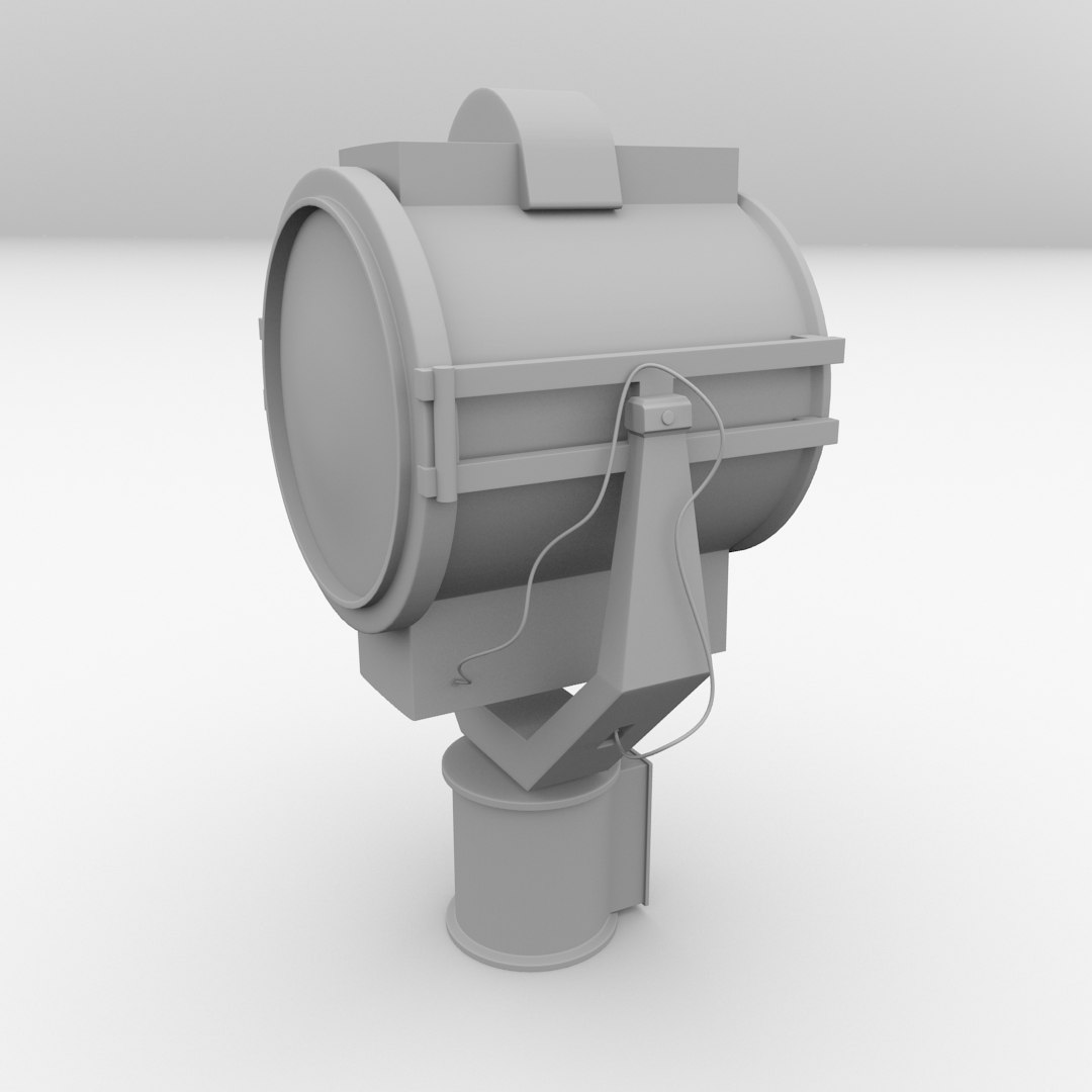 Searchlight Search 3D Model - TurboSquid 1370124