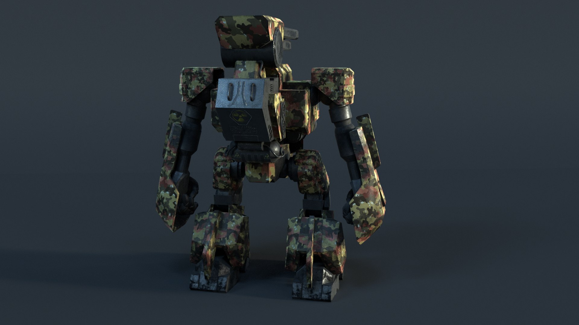 3D Model Robot Mecha Military - TurboSquid 1768590