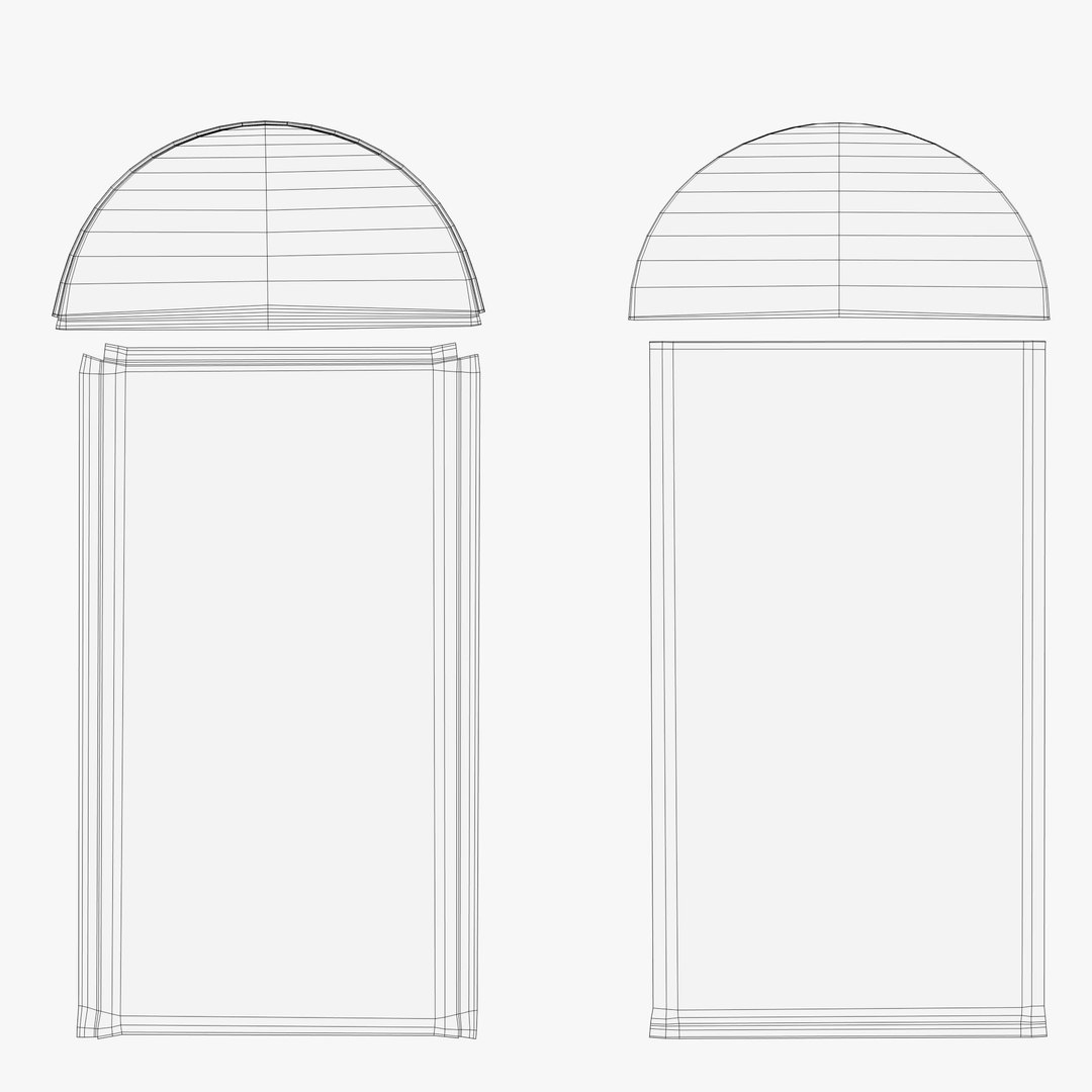 3ds Half Moon Casement Window