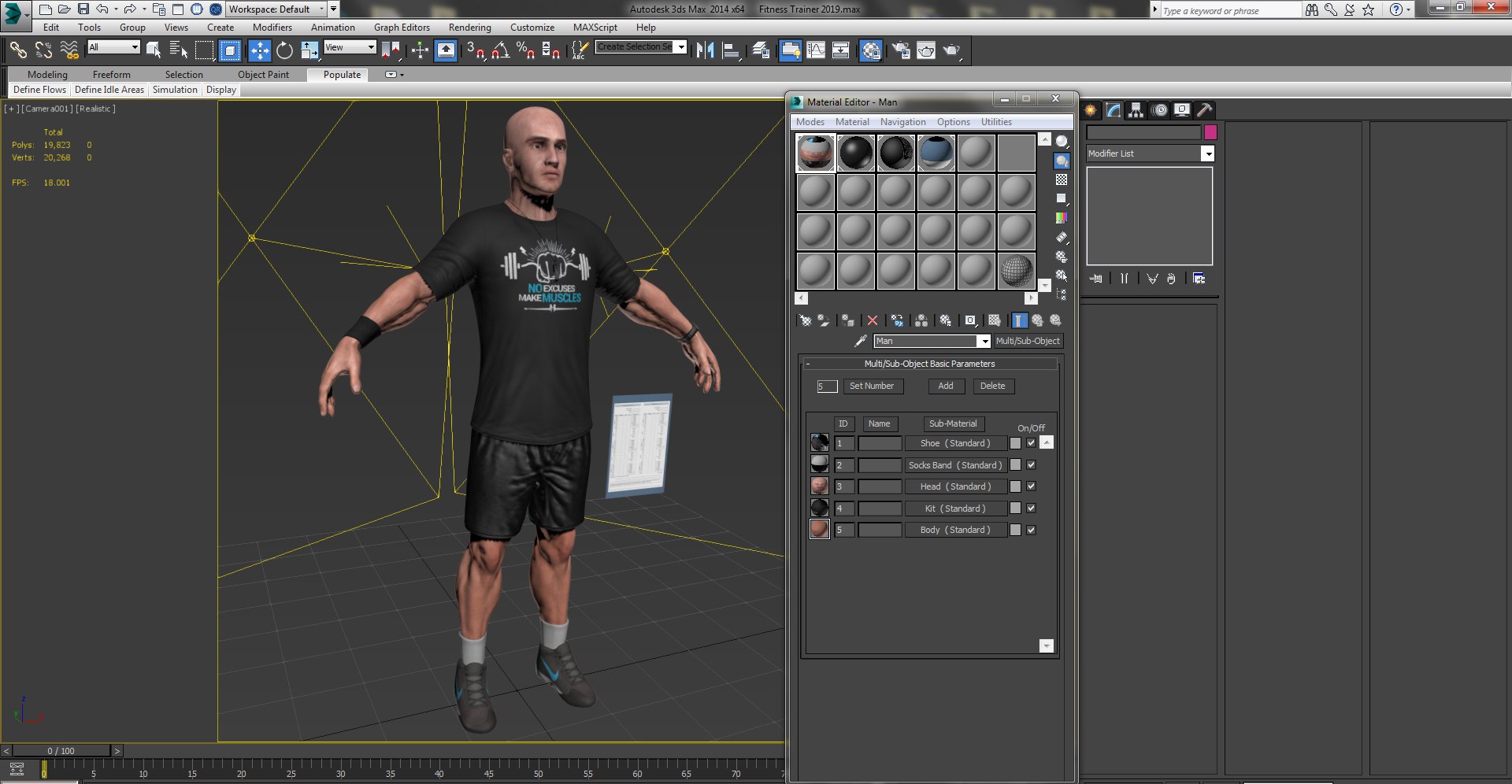 Fitness coach 3D model - TurboSquid 1485101