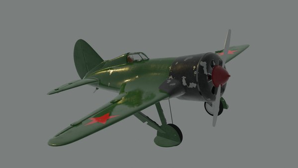 Soviet fighter aircraft I-16 3D - TurboSquid 1726135