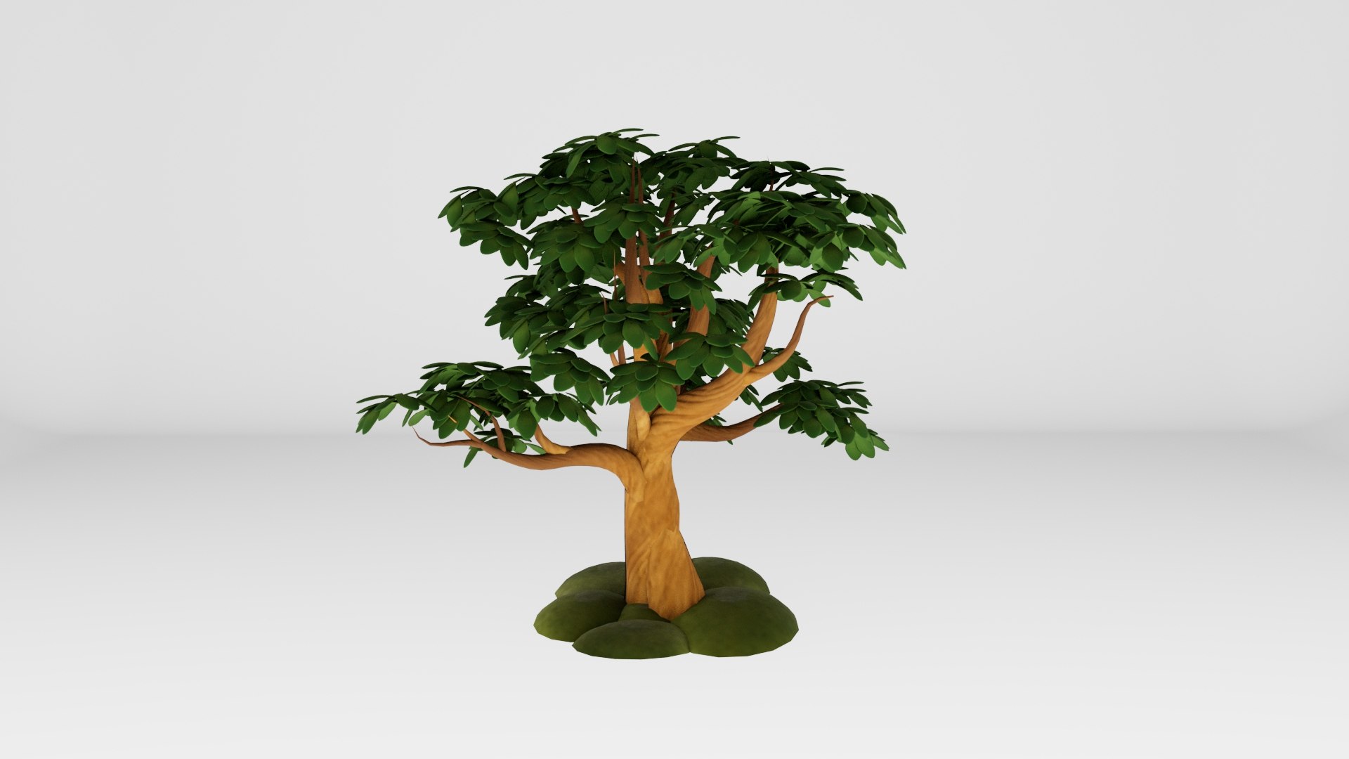 3D 3D Stylized Tree Model - TurboSquid 2245519