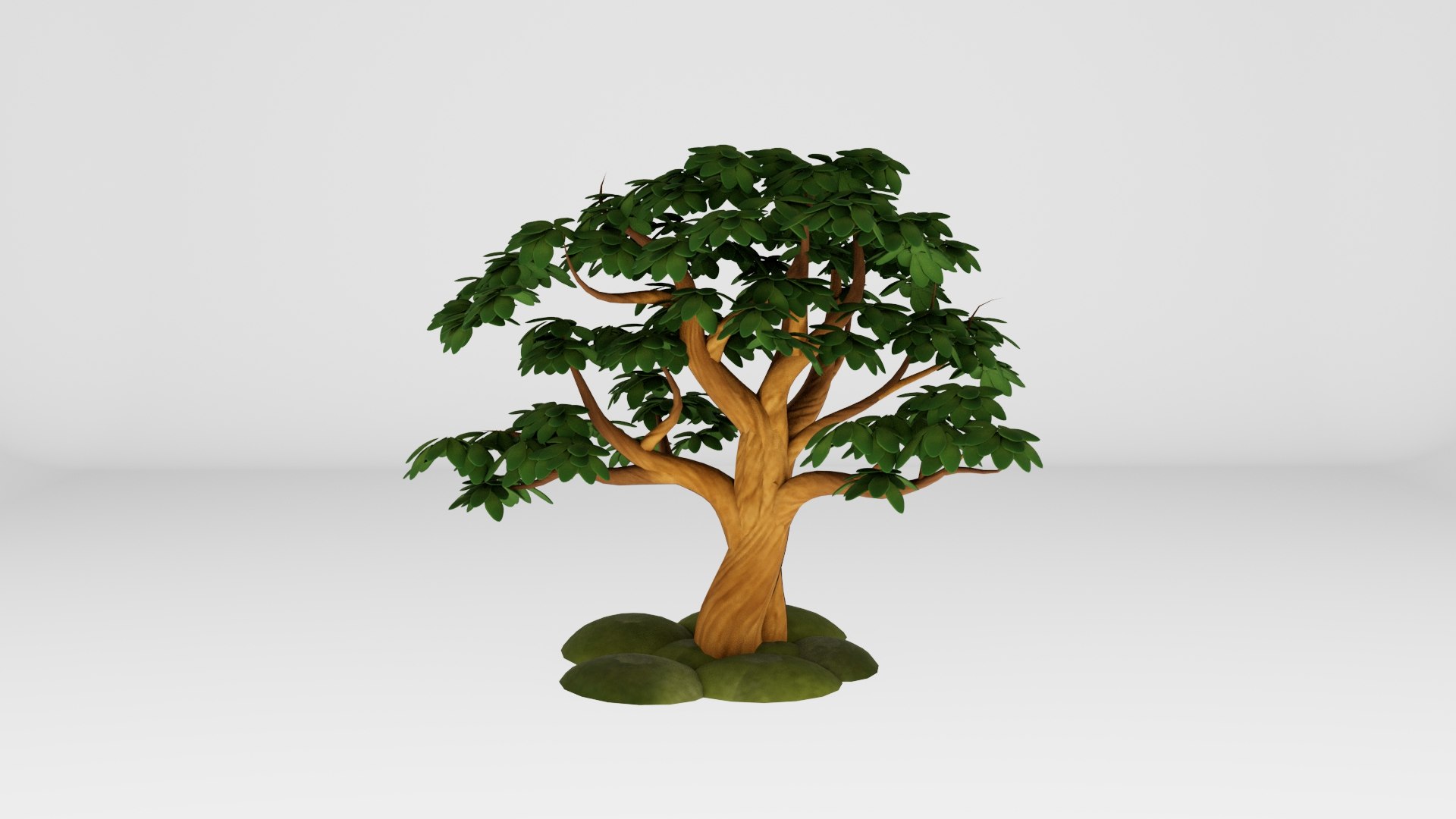 3D 3D Stylized Tree Model - TurboSquid 2245519