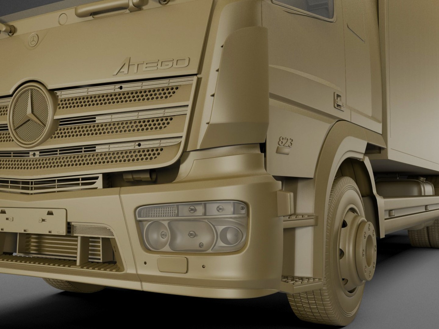 3d Mercedes Atego