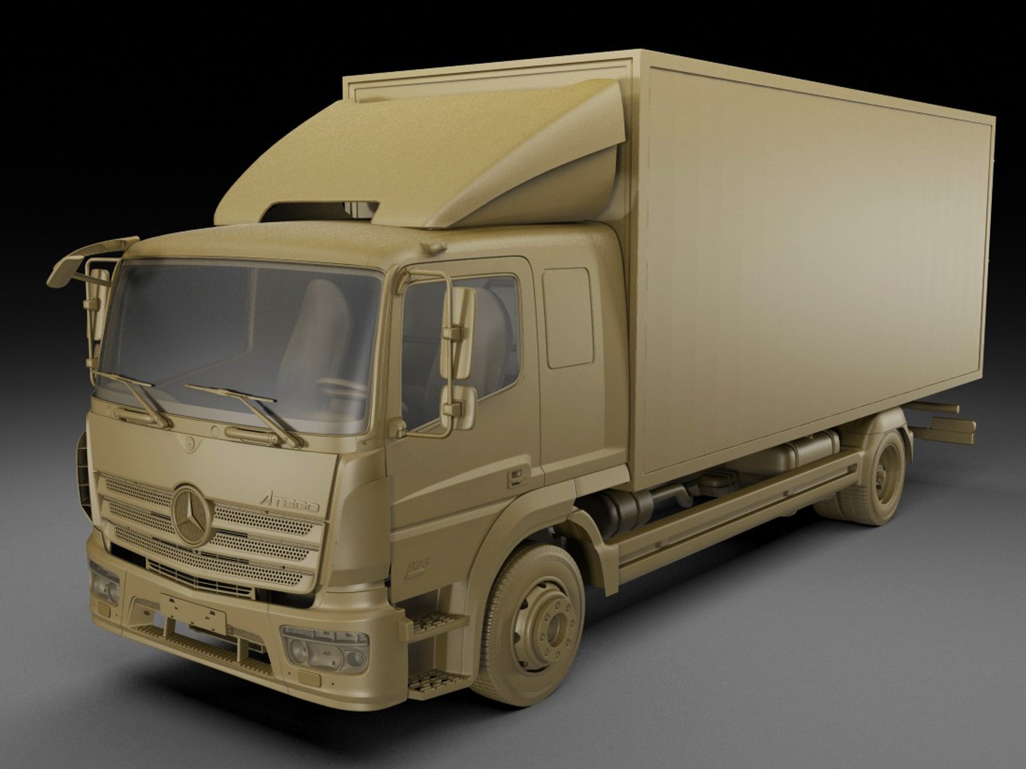 3d Mercedes Atego
