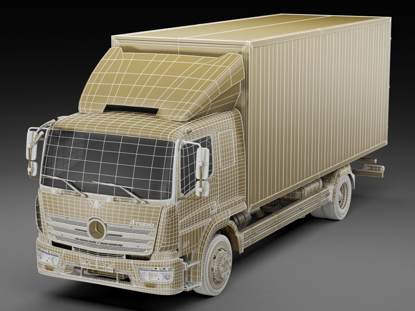 3d Mercedes Atego