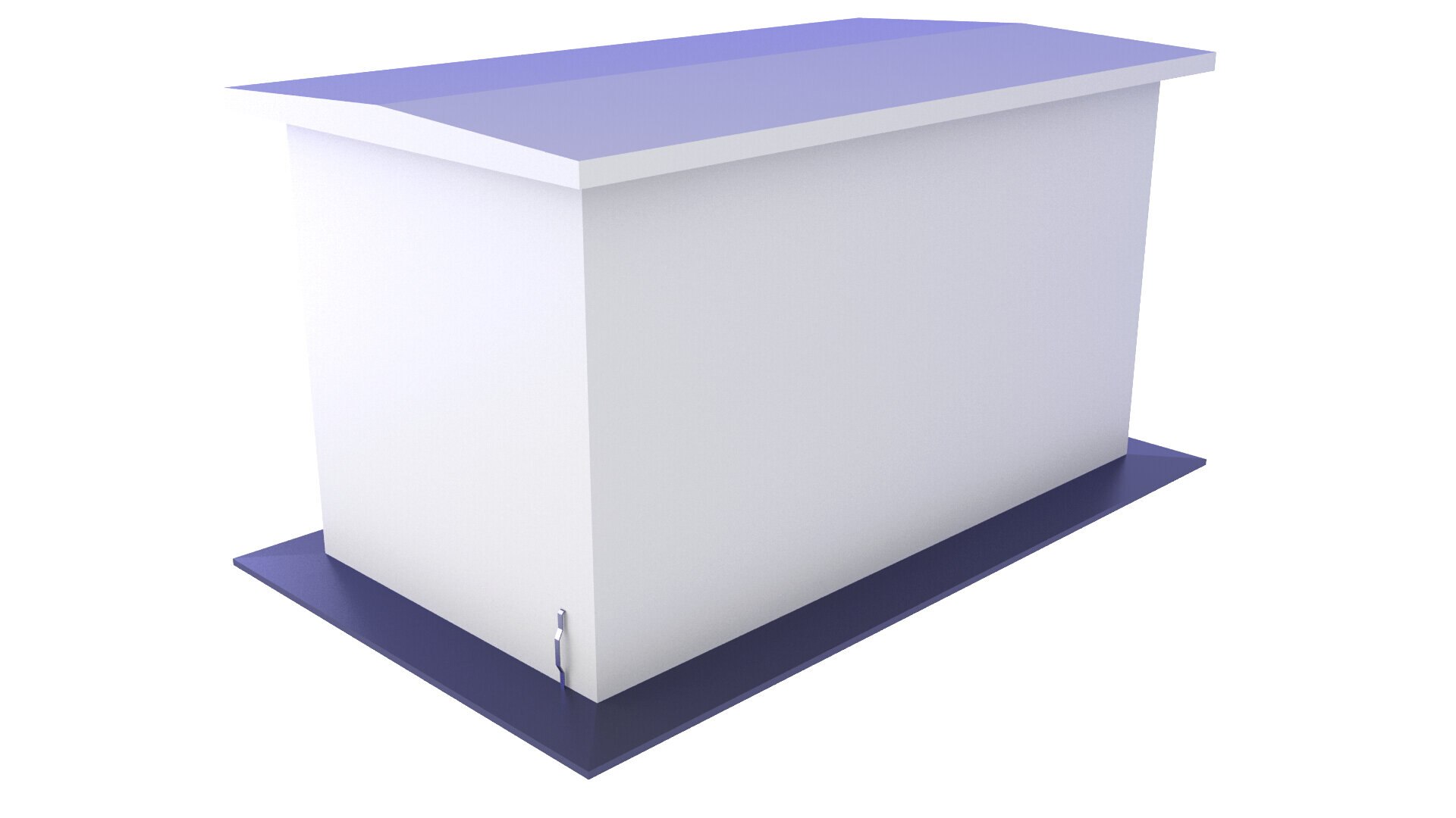 Precast Concrete Substation Building Low Poly 12 3D Model - TurboSquid ...