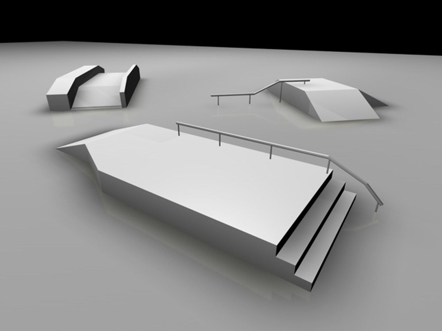 3ds max skatepark skate