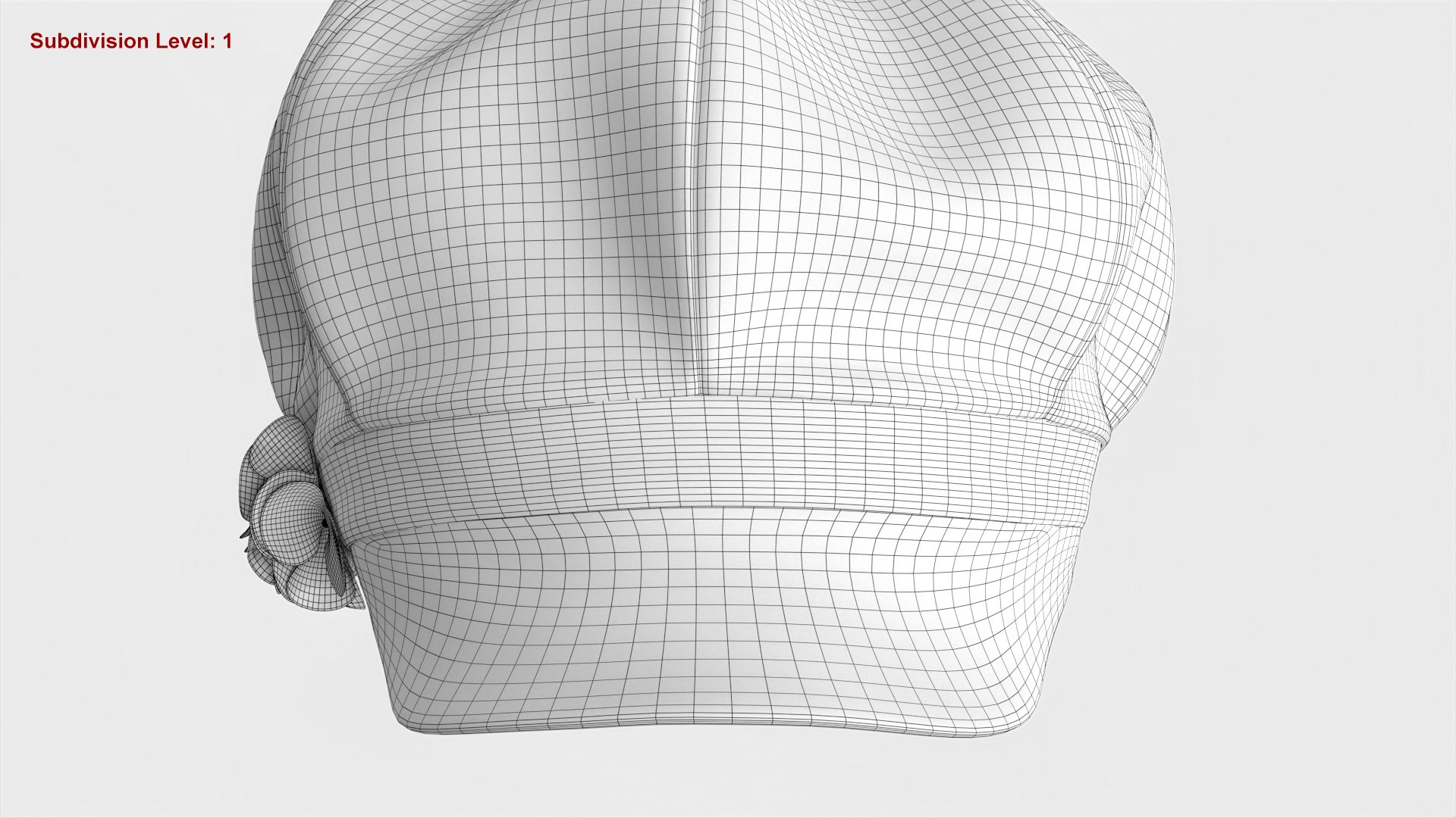 Ladies Tweed Newsboy Hat - 01 3D Model - TurboSquid 2269458