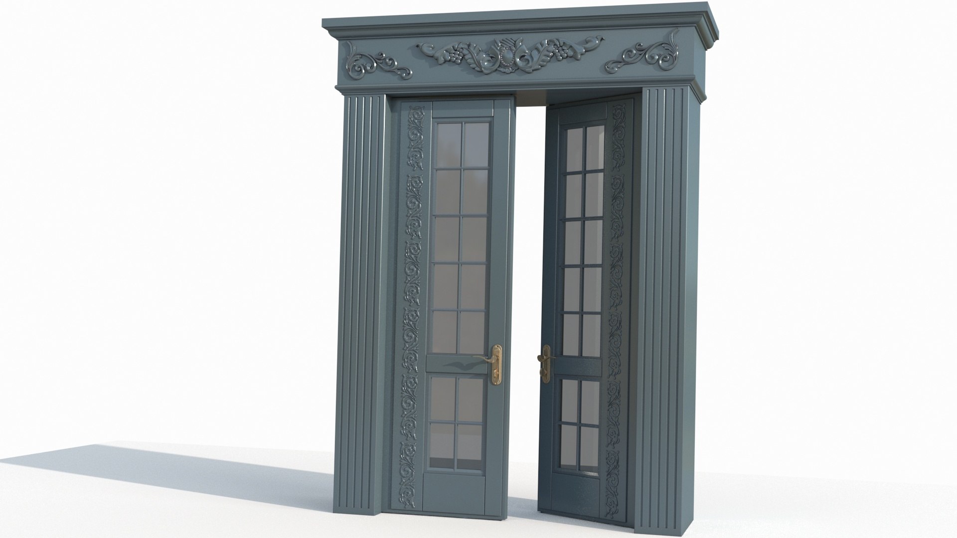 3D Doors Interior 03 - TurboSquid 1999702