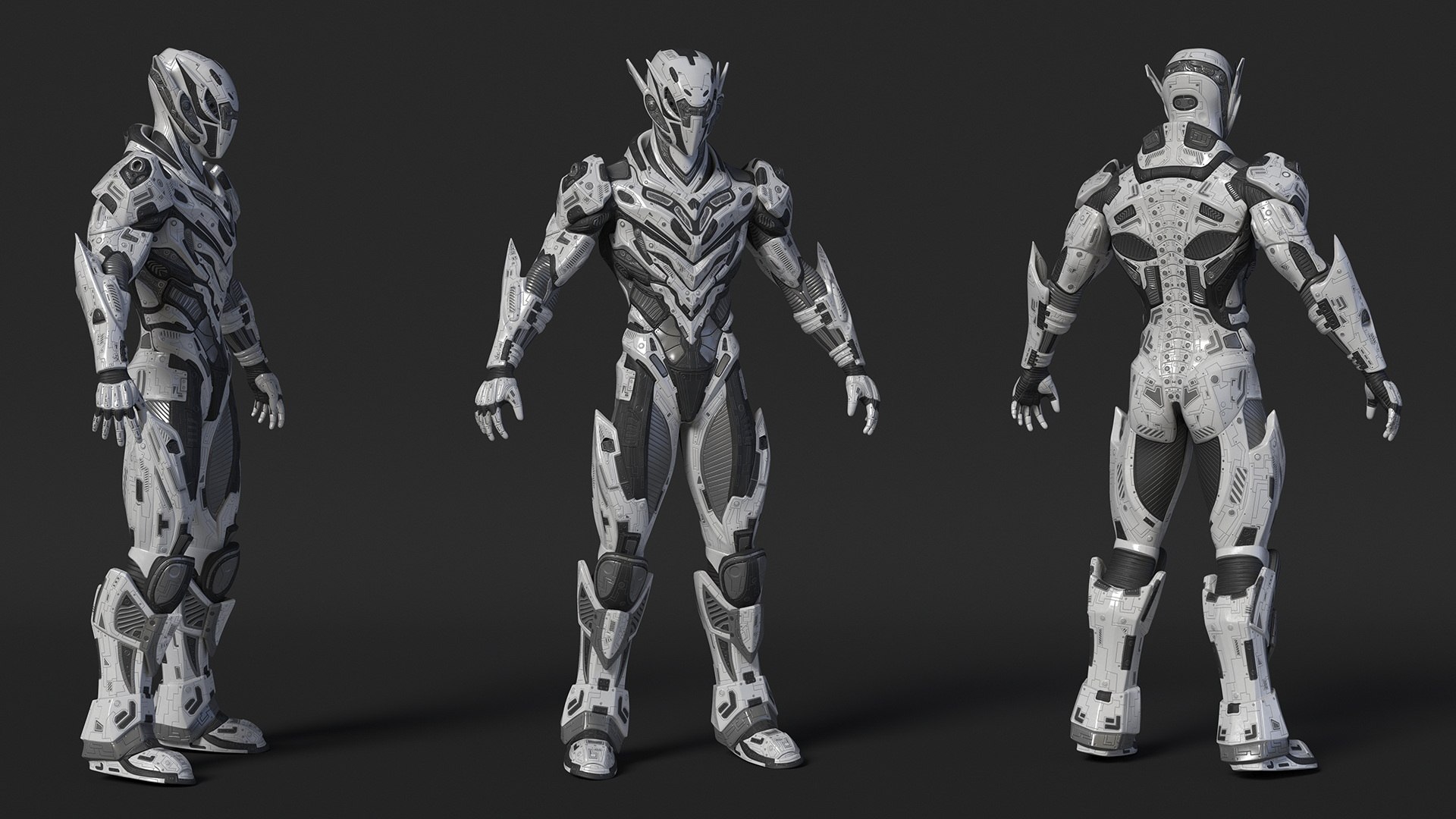 Sci-Fi Combat Robot Character Model - TurboSquid 2269795