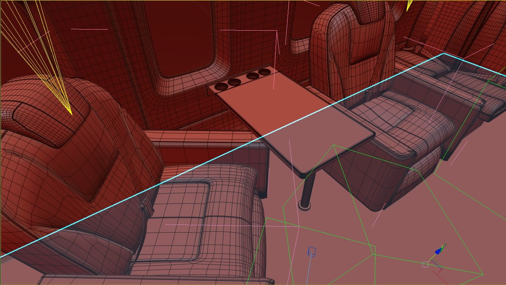 3D Model Helicopter Interior Mi - TurboSquid 1509425