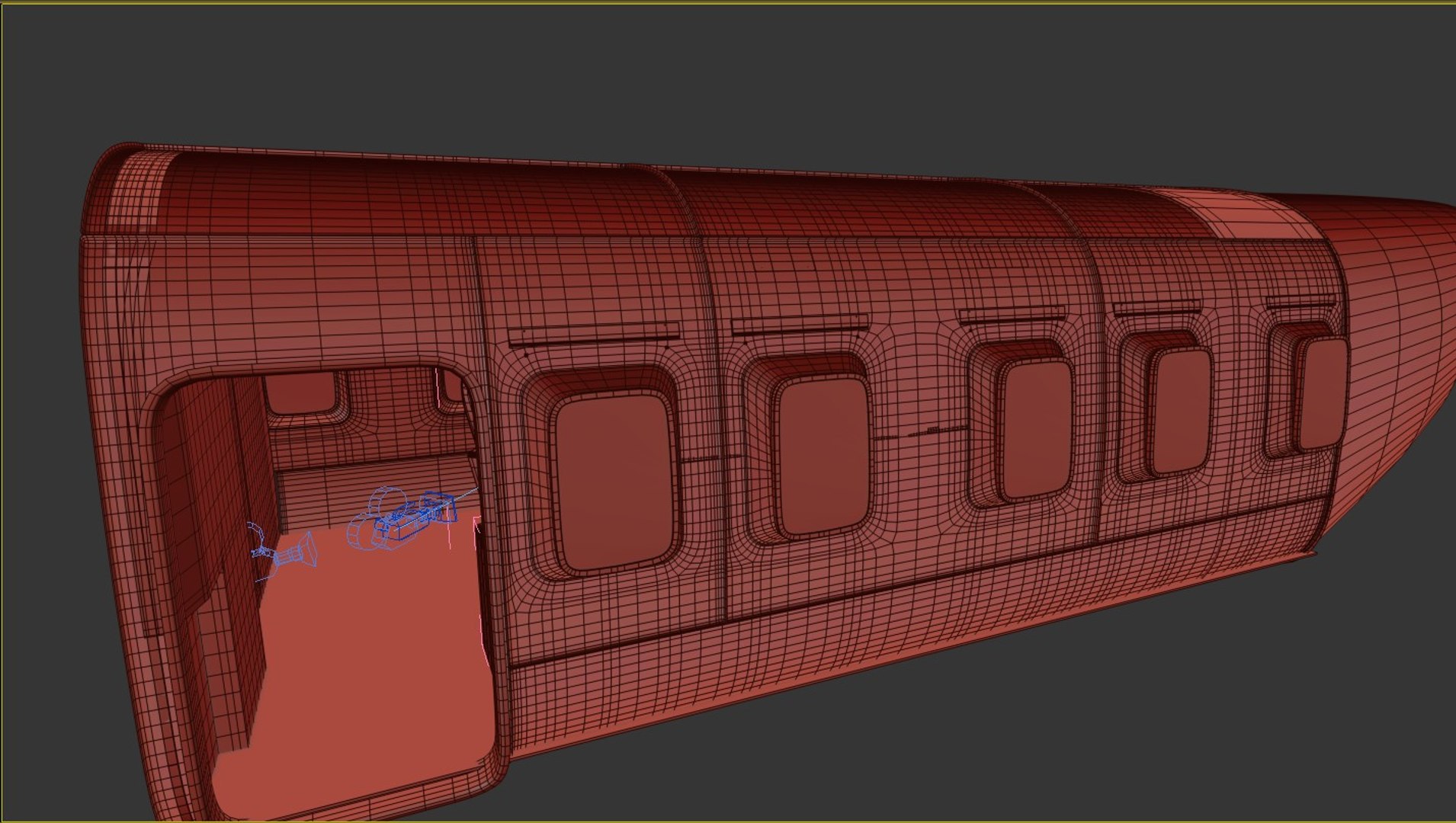 3D Model Helicopter Interior Mi - TurboSquid 1509425