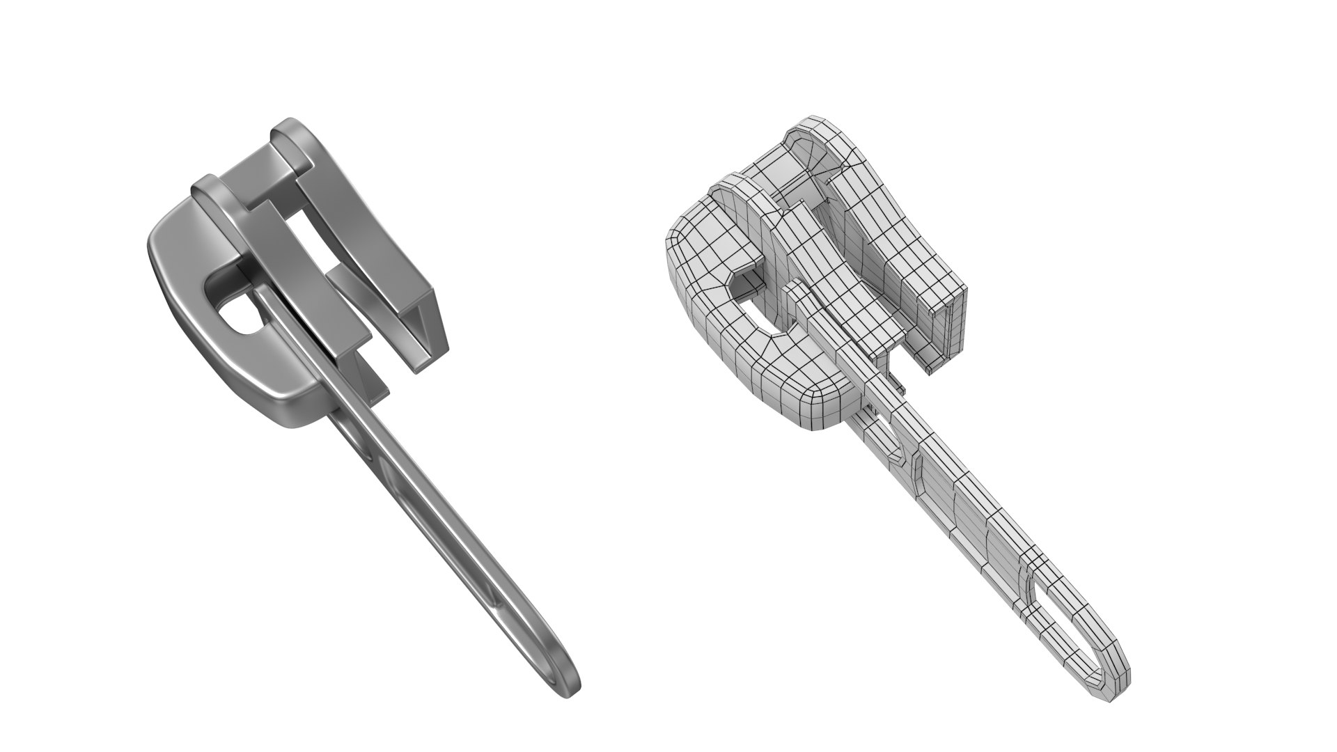 3D Zipper Slider 03 - TurboSquid 2161125