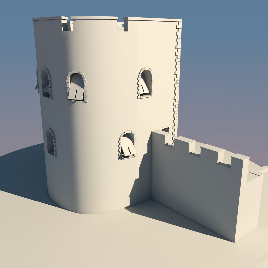 Medieval Tower 3d Model