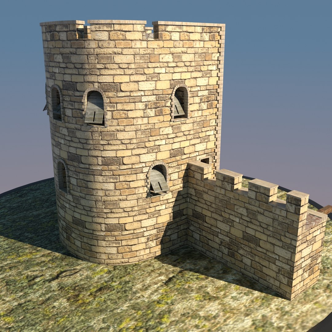 Medieval Tower 3d Model