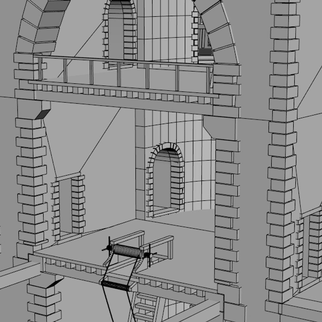 Medieval Tower 3d Model