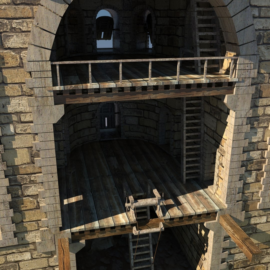 Medieval Tower 3d Model