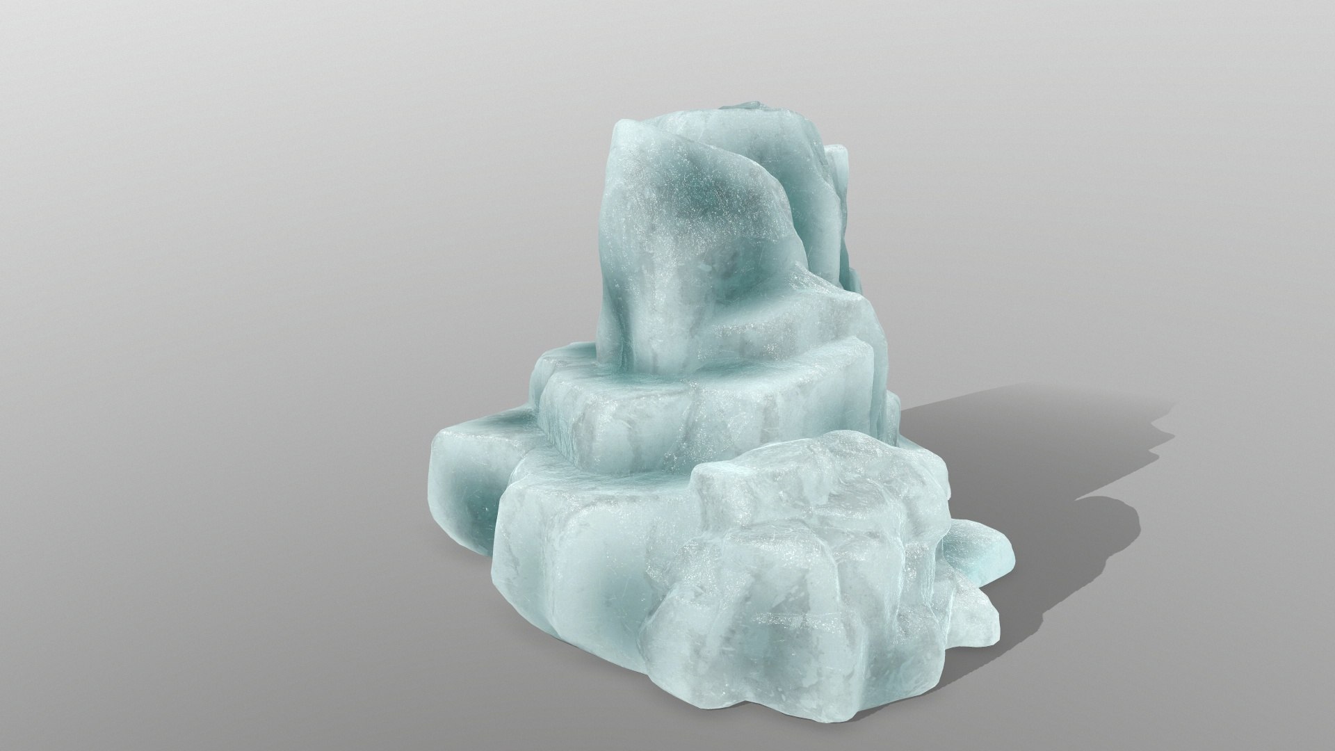 3D Ice Rock - TurboSquid 1388319