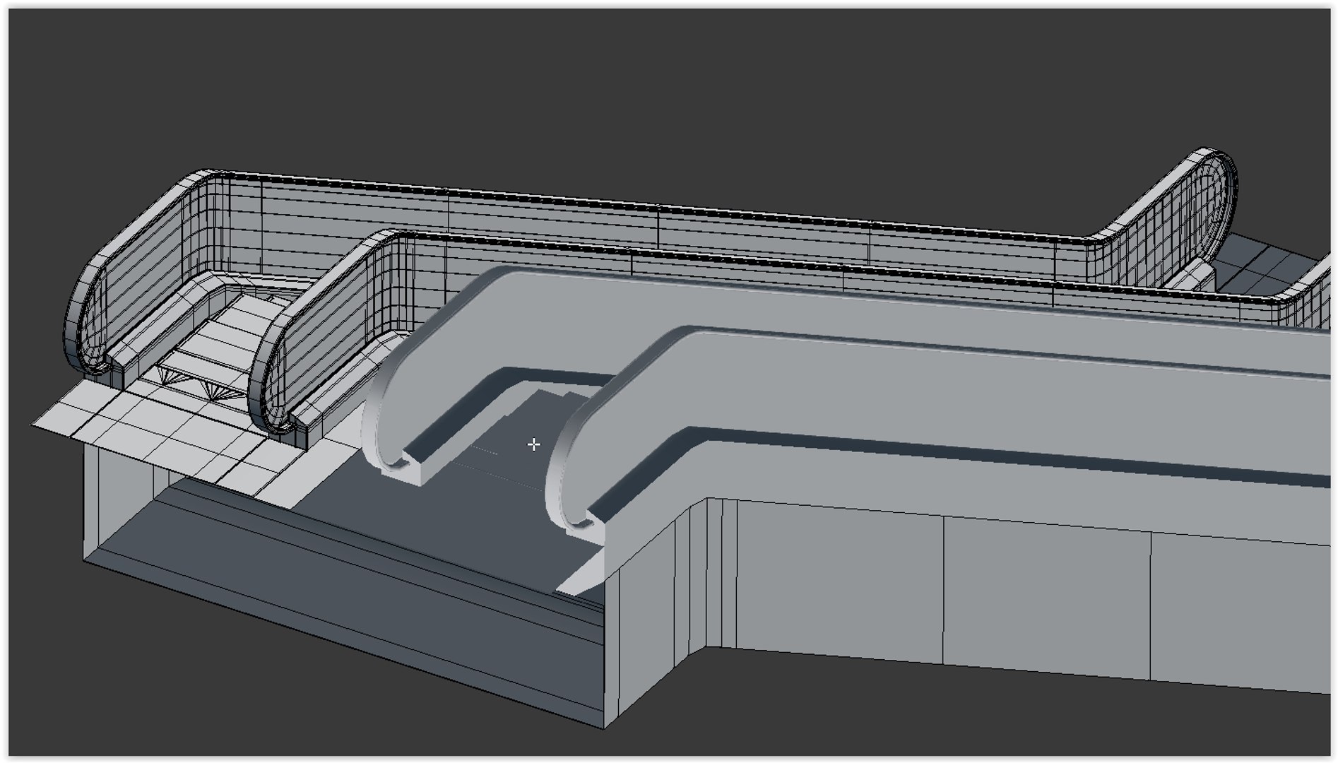 3D Model Subway Entrance - TurboSquid 1422786