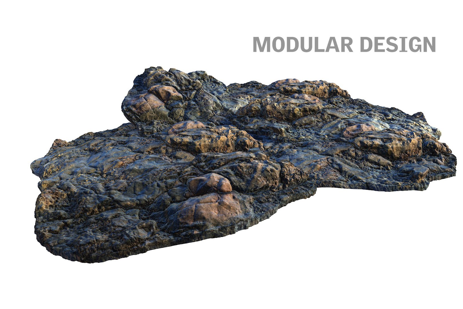 3d Model Coral Reef Scan Hd