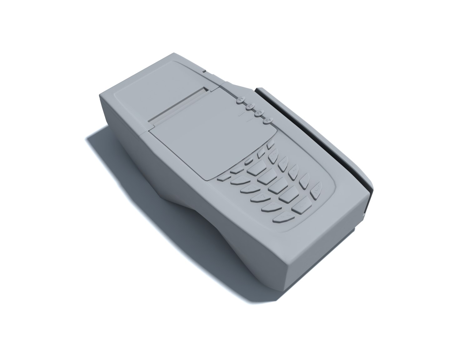 pos card reader 3d max
