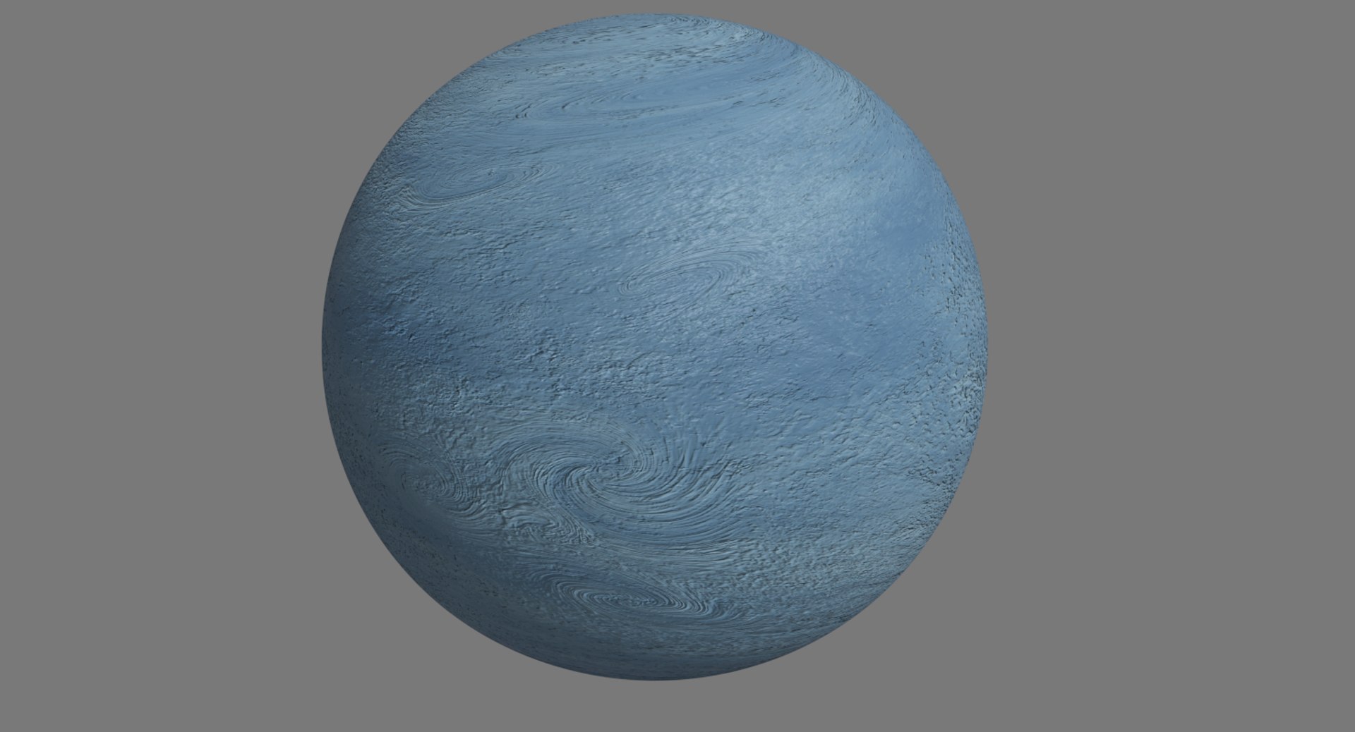 3d Oceanic Exoplanet Model