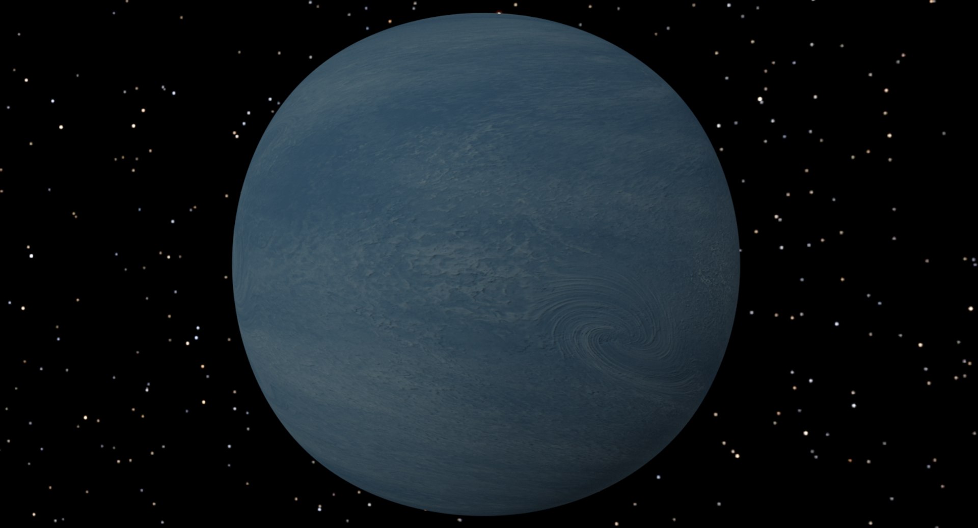 3d Oceanic Exoplanet Model