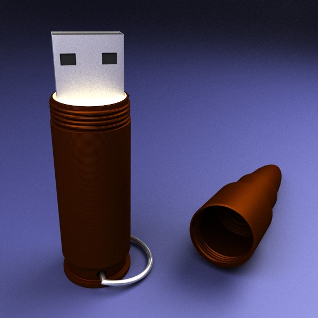 Usb Flash Drive 3d Model