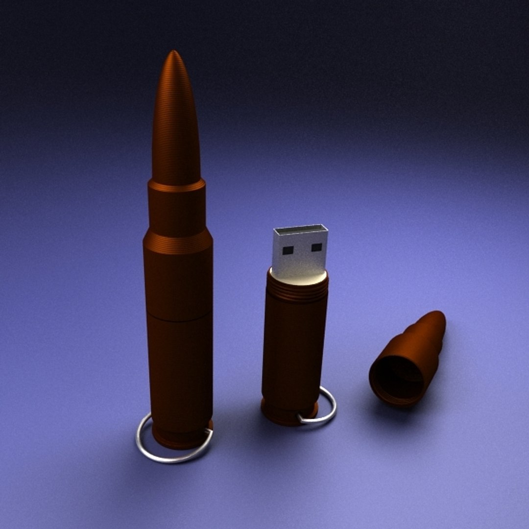 Usb Flash Drive 3d Model
