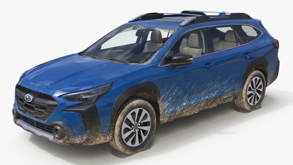 modelo 3d Subaru Outback 2025 Azul Sucio - TurboSquid 2357808