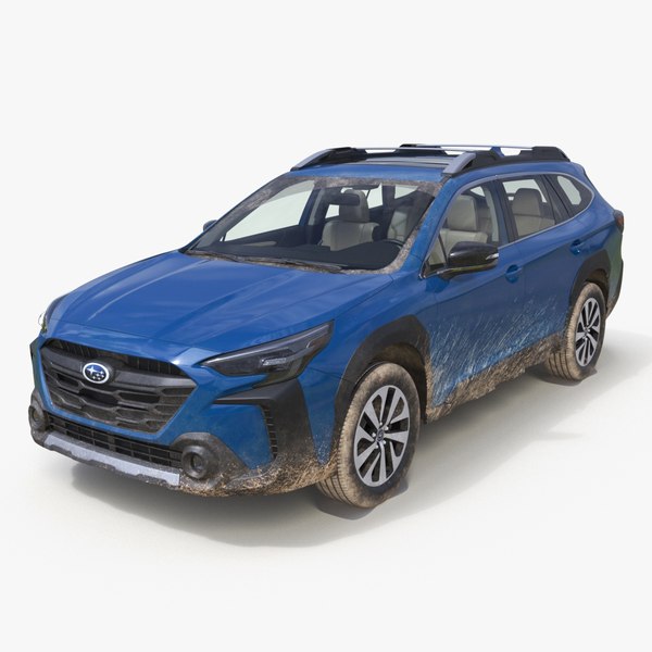 modelo 3d Subaru Outback 2025 Azul Sucio - TurboSquid 2357808