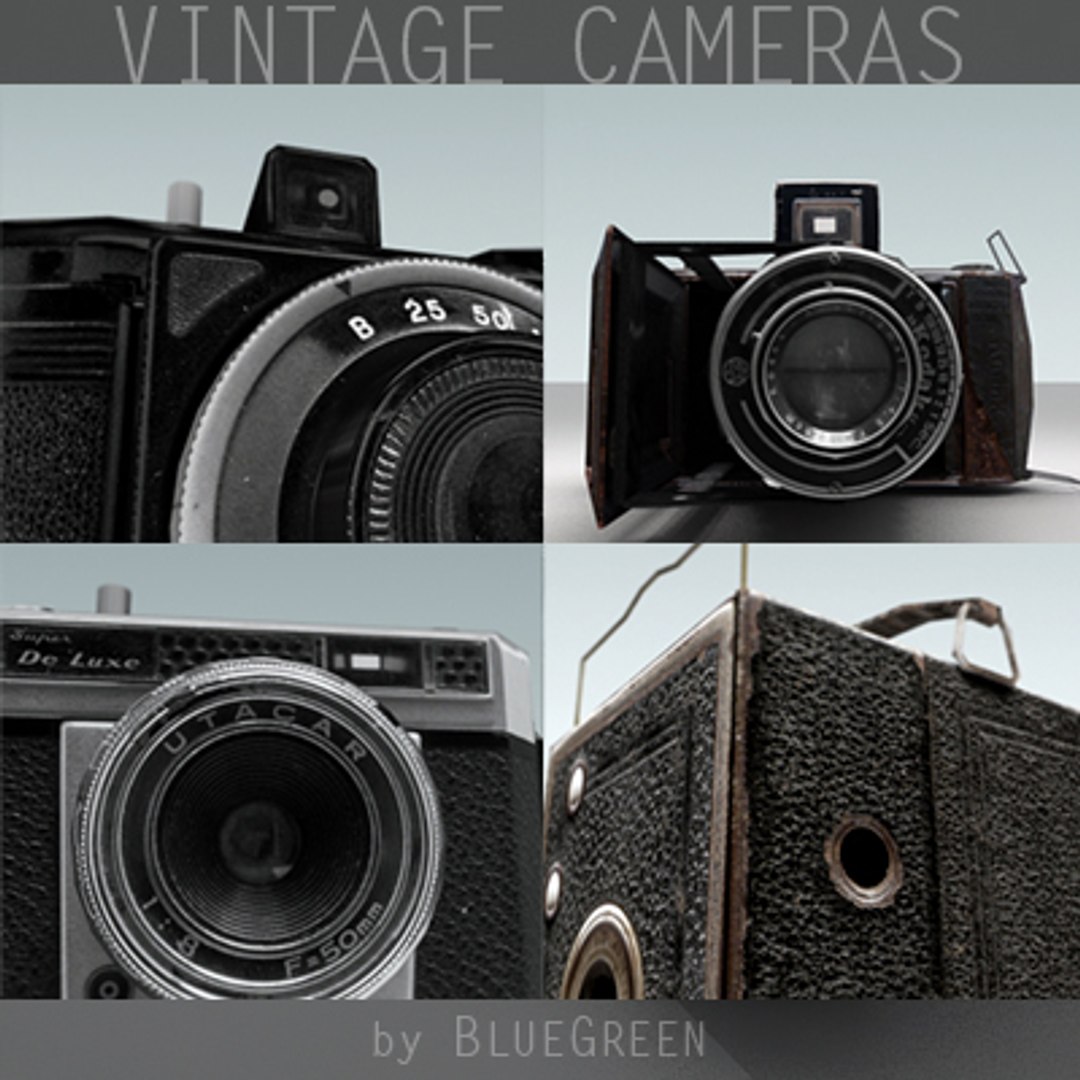 3d Model Vintage Camera