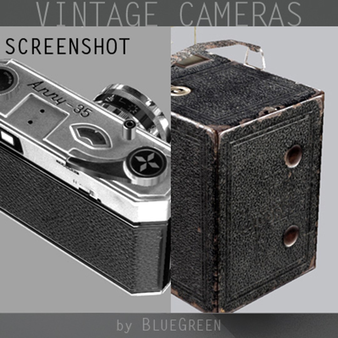 3d Model Vintage Camera
