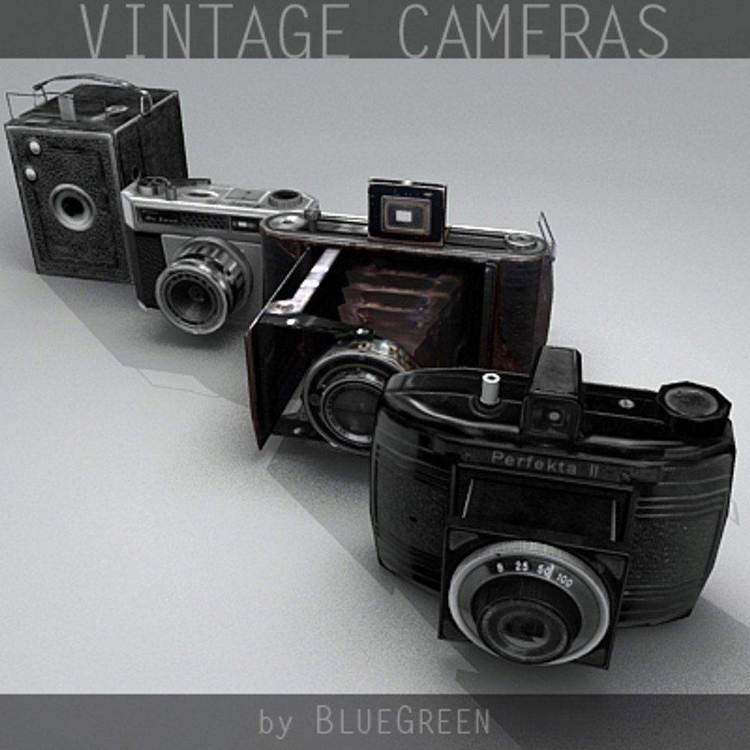 3d Model Vintage Camera