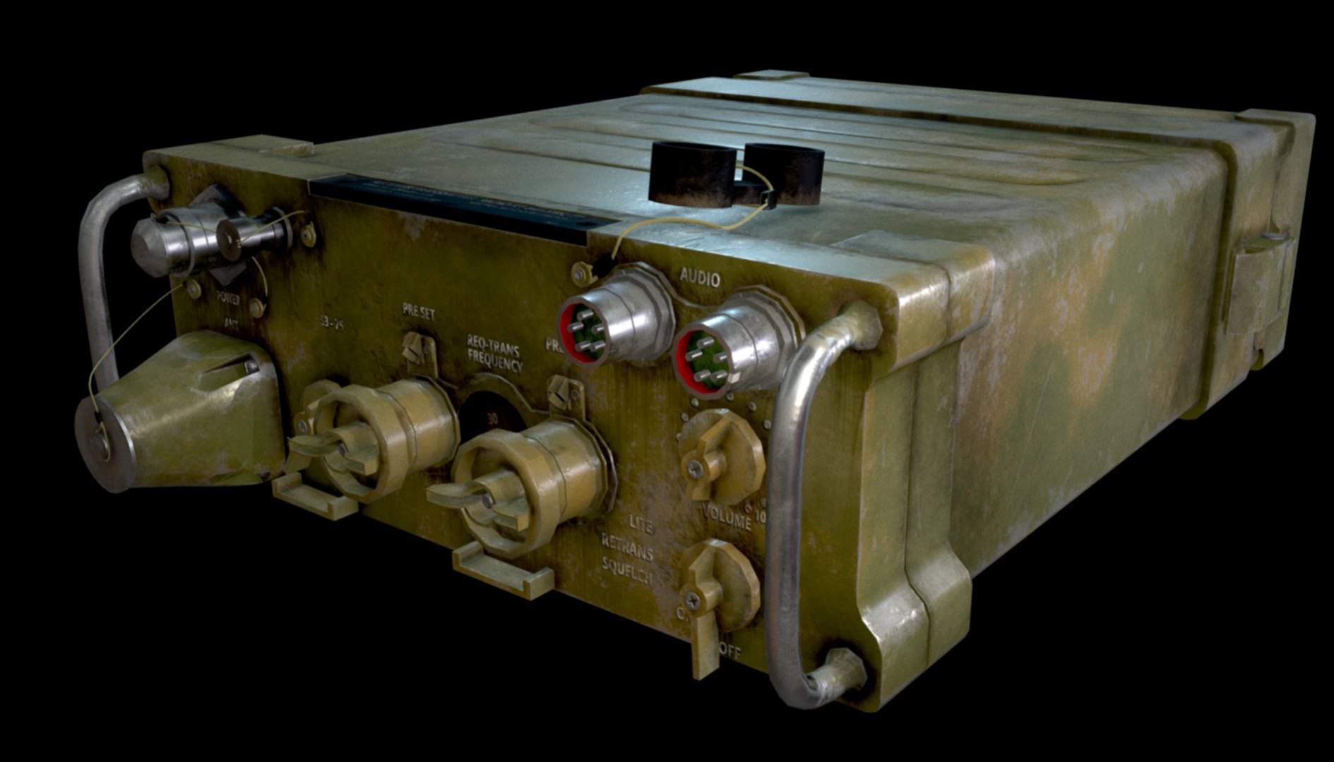3D Model Prc-77 Radio - TurboSquid 1355790