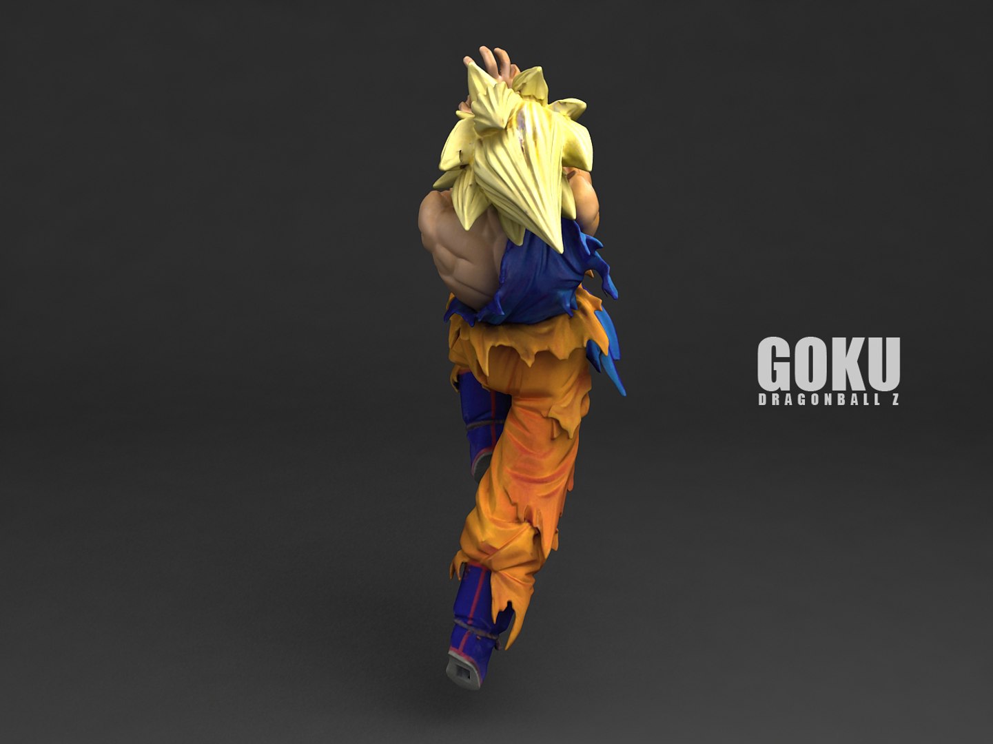 3D Son Goku Model - TurboSquid 1289950