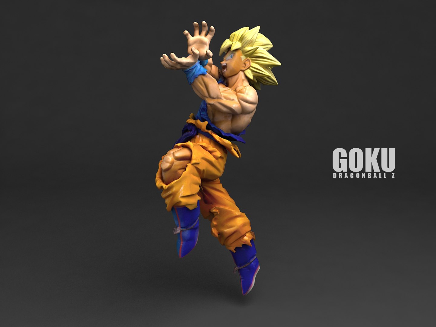 3D Son Goku Model - TurboSquid 1289950