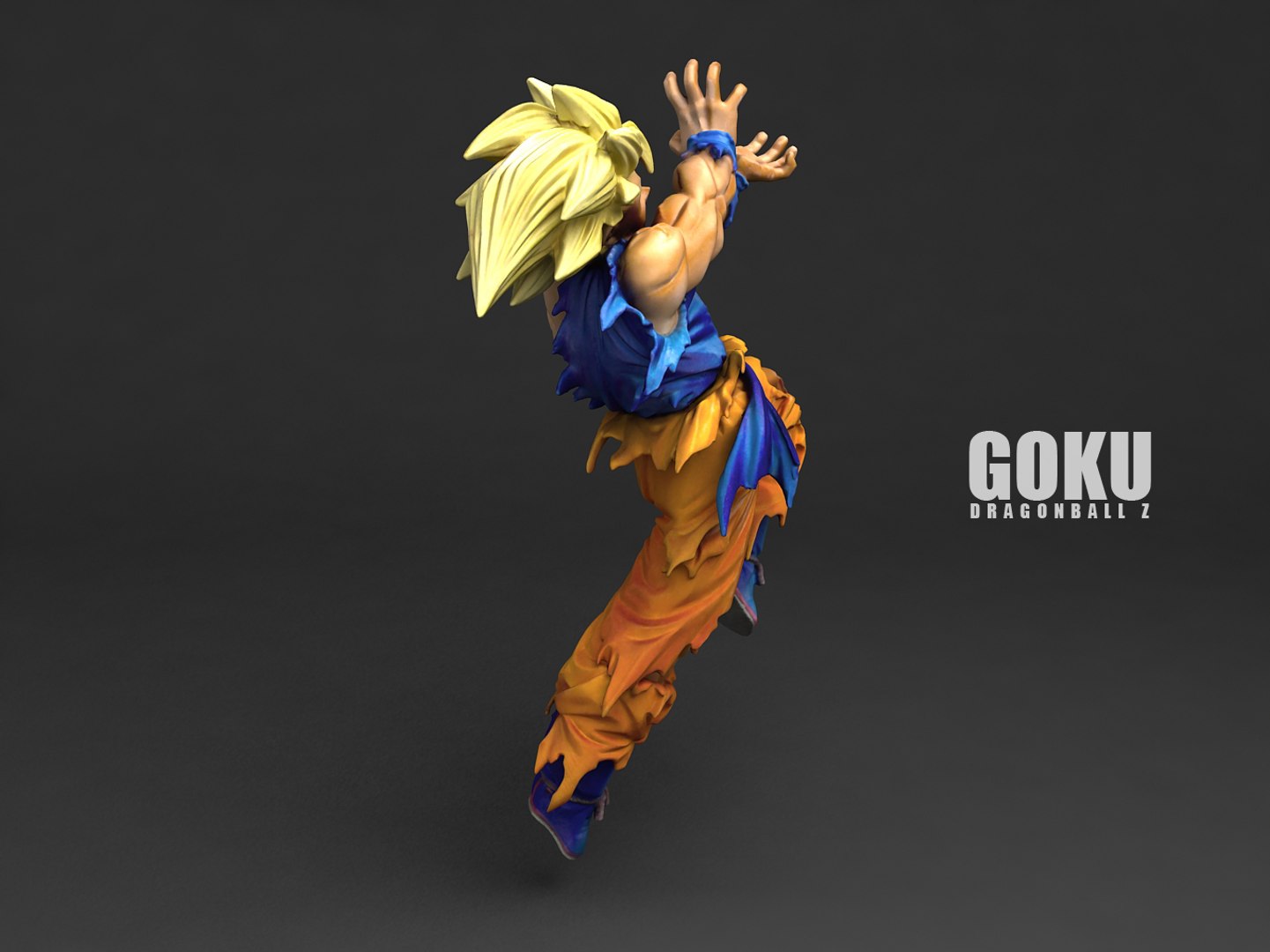 3D Son Goku Model - TurboSquid 1289950