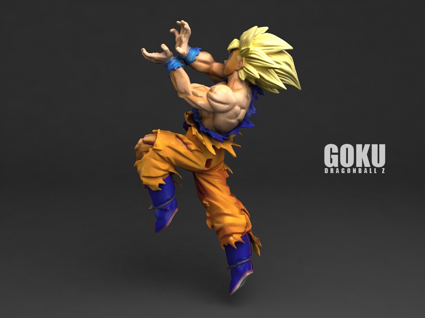 3D Son Goku Model - TurboSquid 1289950