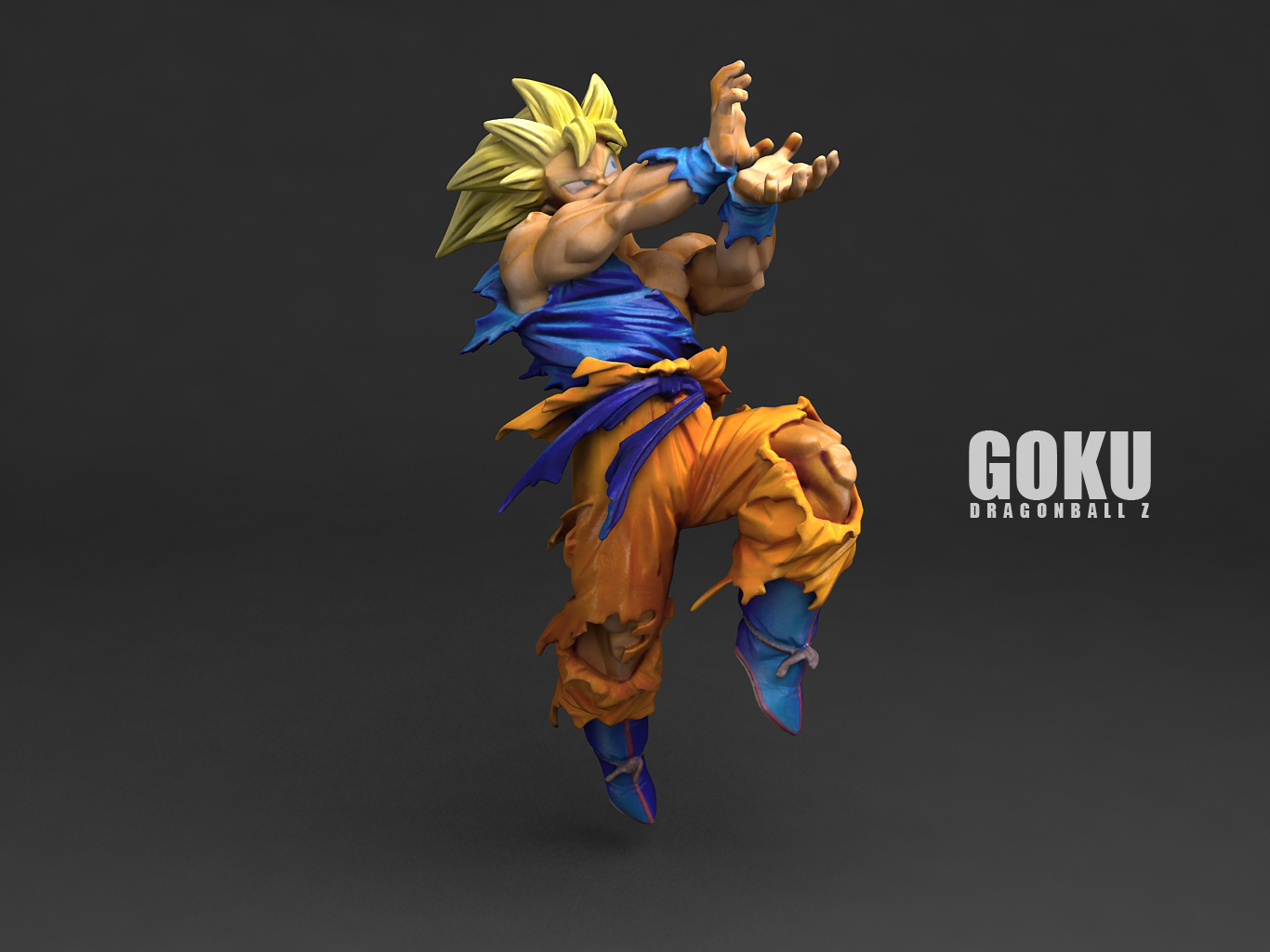 modelo 3d Son Goku - TurboSquid 1289950
