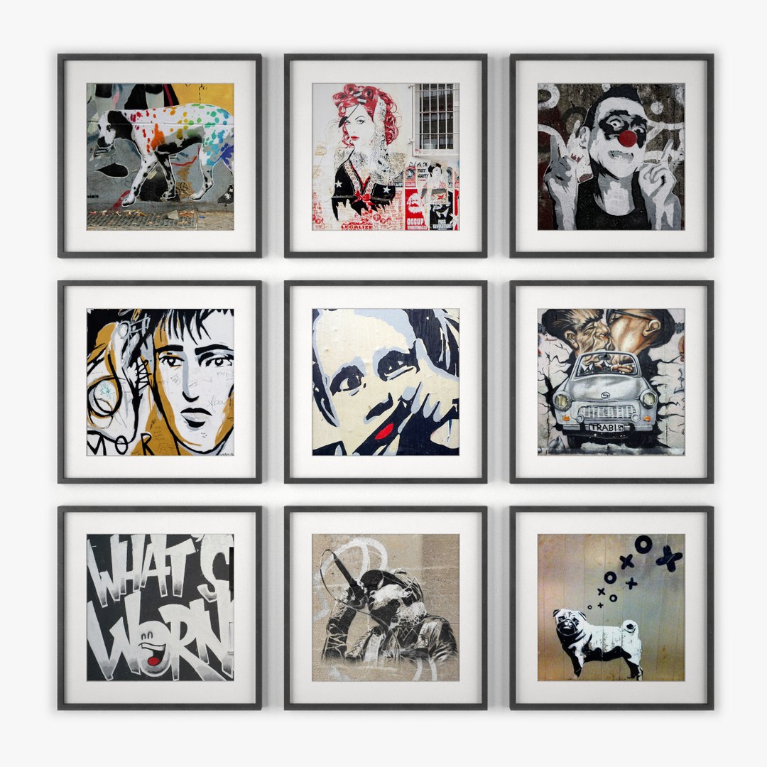 3d Model Streetart Photo Wall